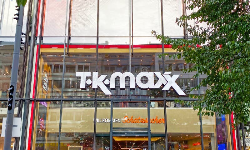 Front Glass Facade with Logo Lettering of TK Maxx Store Editorial Stock ...