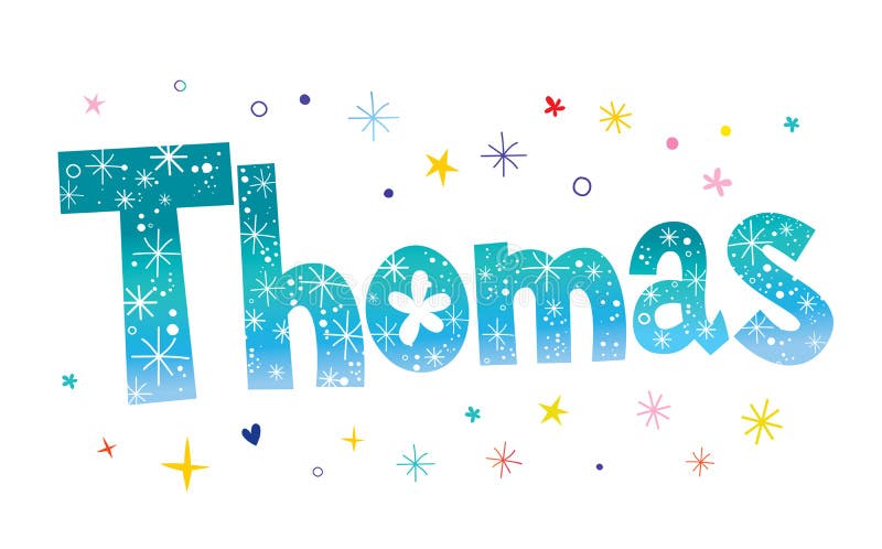 Thomas Name Stock Illustrations – 100 Thomas Name Stock Illustrations ...