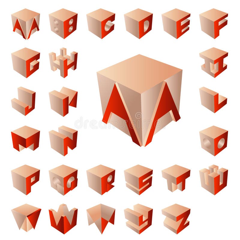 3D abc stock vector. Illustration of graphic, characters - 37772129