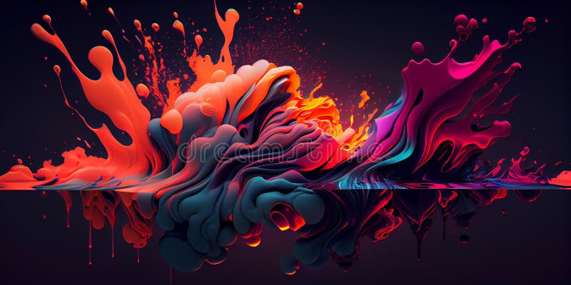 3D Abstract Art Background Design Stock Illustration - Illustration of ...