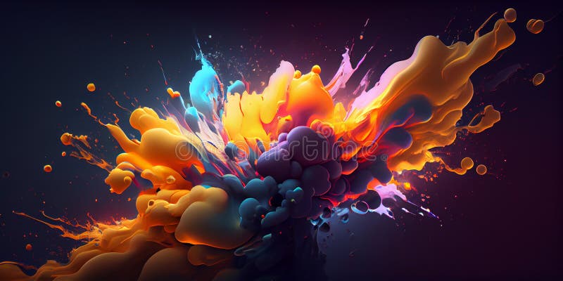 3D Abstract Art Background Design Stock Illustration - Illustration of ...