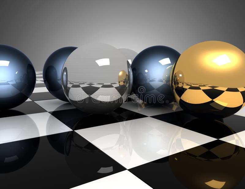 3d Abstract Background. Abstract Balls. 3d Illustration Stock ...