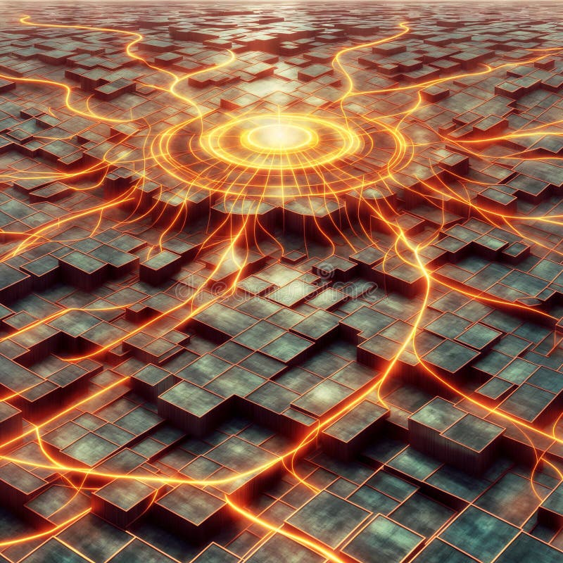 3d Abstract Background, Never-ending Pattern, Generative Ai Stock ...