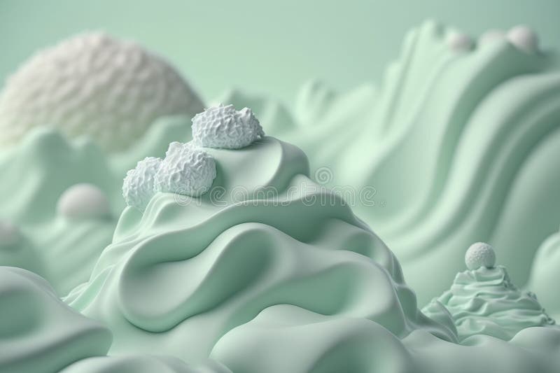 3d Abstract Background. Plastilin Art Stock Illustration - Illustration ...