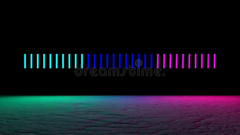 3d Abstract Background Render, Pink and Blue Neon Loading Bar Stock ...