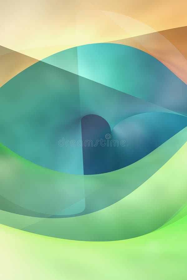 3d Abstract Background with Smooth Curves and Gradient Stock ...