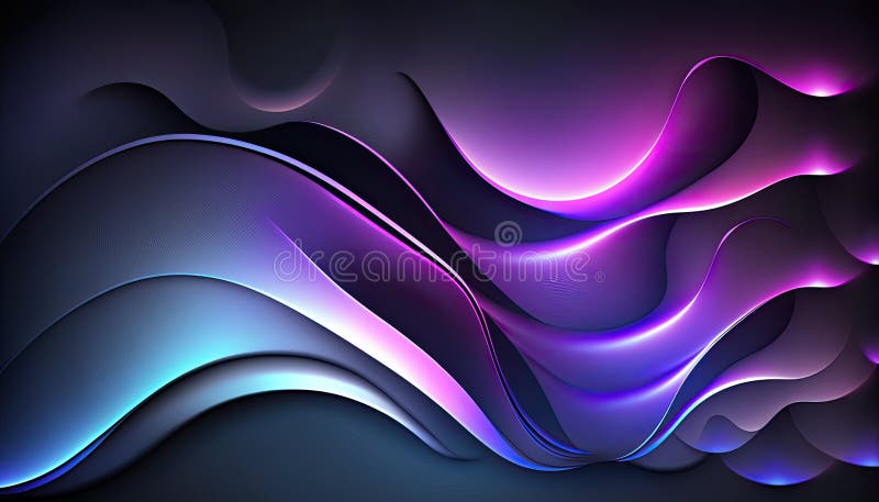 3D Abstract Background Waves Stock Illustration - Illustration of ...