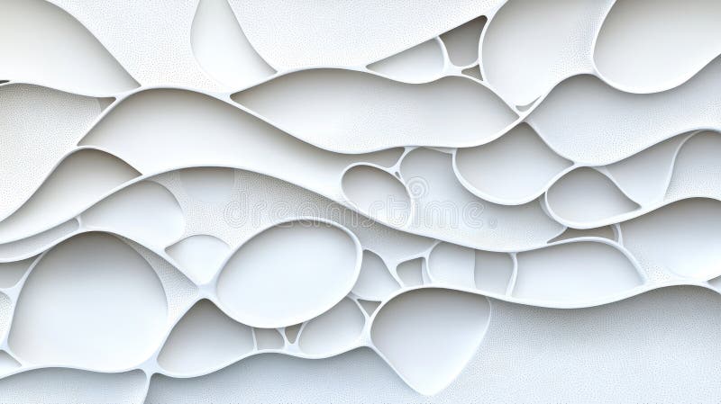 3D Abstract Bas Relief Wallpaper with Smooth Geometric Patterns Stock ...