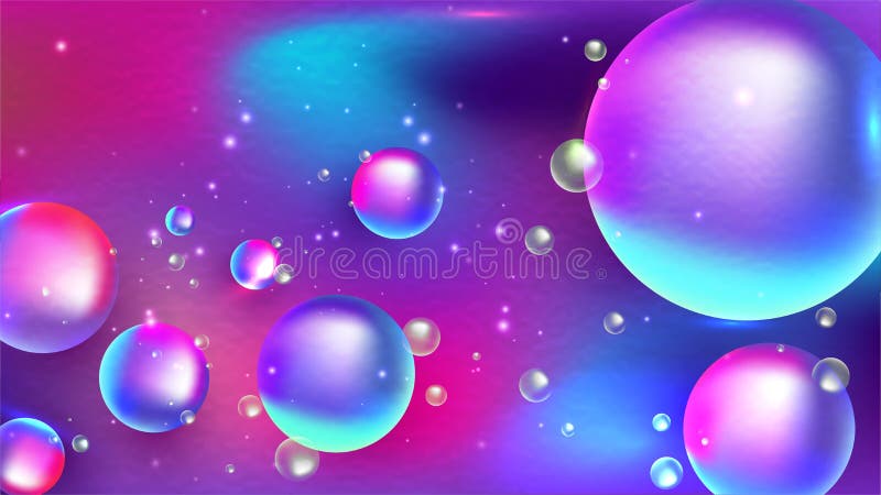 3D Abstract Bubbles or Geometric Balls on Grey Diagonal Lines. Stock ...