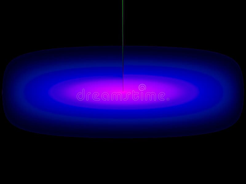 Horizontal Long Rectangle 3d Button Shape, Glow in Center Stock Image ...