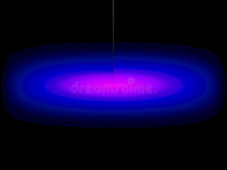 Horizontal Long Rectangle 3d Button Shape, Glow in Center Stock Image ...