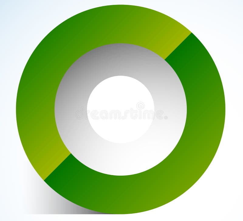 3d Abstract Circle Icon with Transparent Shadow. Circle Icon Stock ...