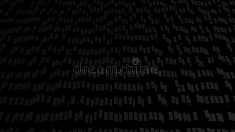 3d Abstract Geometric Creative Dark Background with Looping Flowing ...