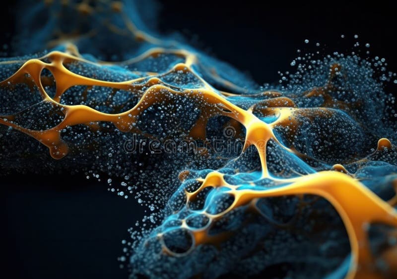 3d Abstract Data Visualization Background Stock Illustration