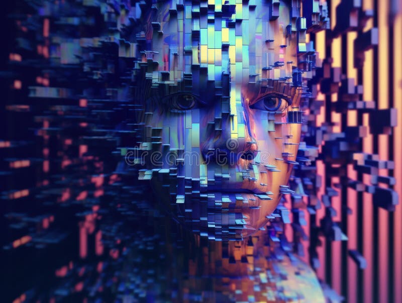 3d Abstract Data Visualization Background Stock Illustration Illustration Of Graphic