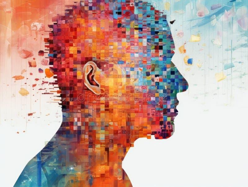 3d Abstract Data Visualization Background Stock Illustration Illustration Of Generate Digital