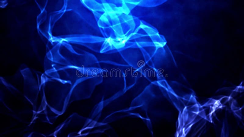 3D Abstract Digital Technology Animated Blue Light on Blue Gradient ...