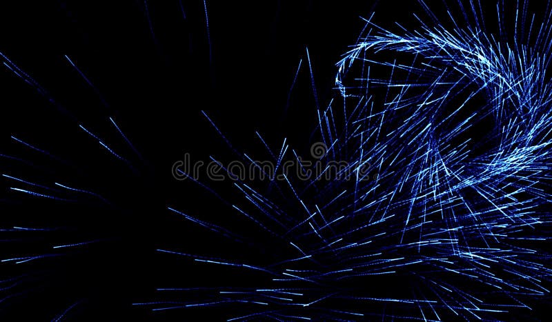 3D Abstract Digital Technology Particles Fragmentation and Mixing of ...