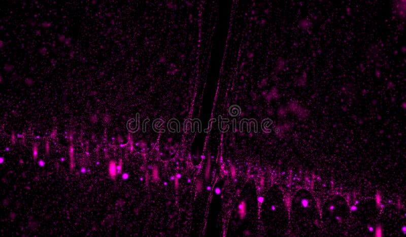 3D Abstract Digital Technology Pink Light Particles Network Wave on ...