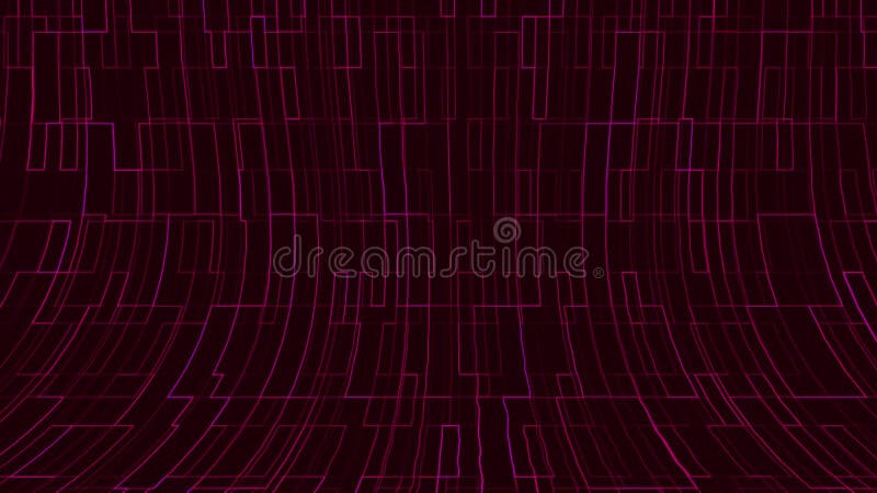 3D Abstract Digital Technology Pink Animation on Pink Background Stock ...