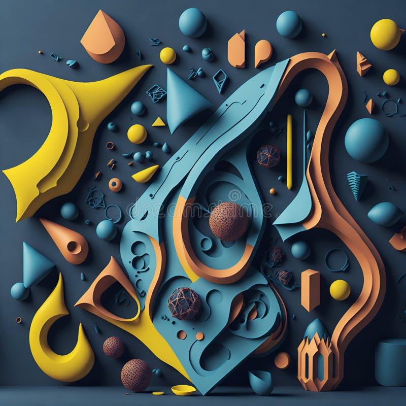 3D Abstract Gradient, Smooth CGI Background Wallpaper Stock ...