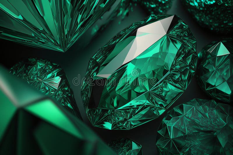 Green Diamonds Wallpaper