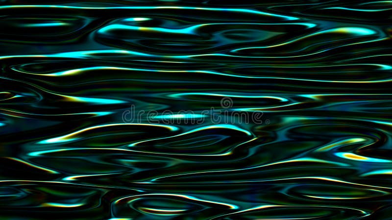 Abstract Iridescent Blue Reflections Background Stock Photo - Image of ...