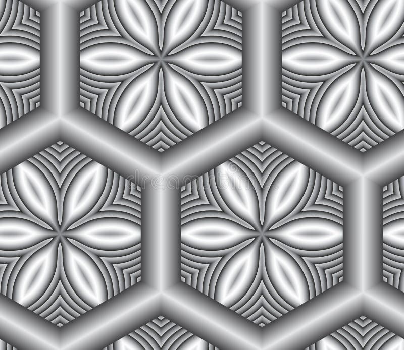 Abstract Lattice Wave Technology Background Stock Illustration ...