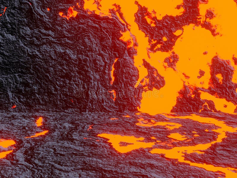 3D Abstract Lava Rock Wall Background Stock Illustration - Illustration ...