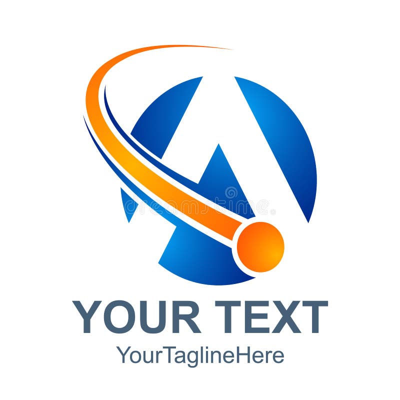 3d Abstract Letter a Logo Design Template Elements. Abstract Let Stock ...