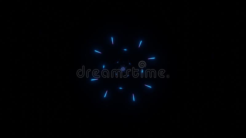 3d Abstract Neon Creative Background. Speed of Light Concept Hyper Jump ...