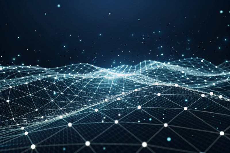 3D Abstract Network: Big Data and Future Technology Concept Stock ...
