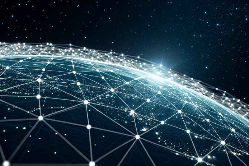 3D Abstract Network: Big Data and Future Technology Concept Stock ...