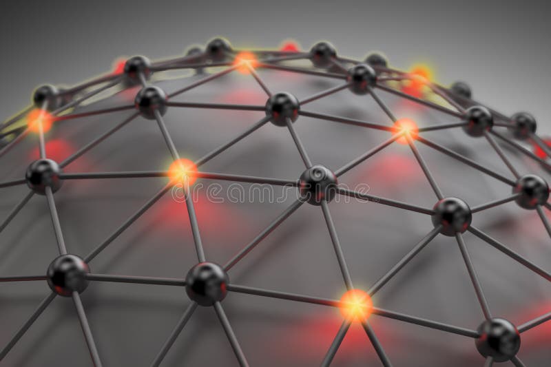 3D abstract network stock image. Image of globe, concept - 41058223