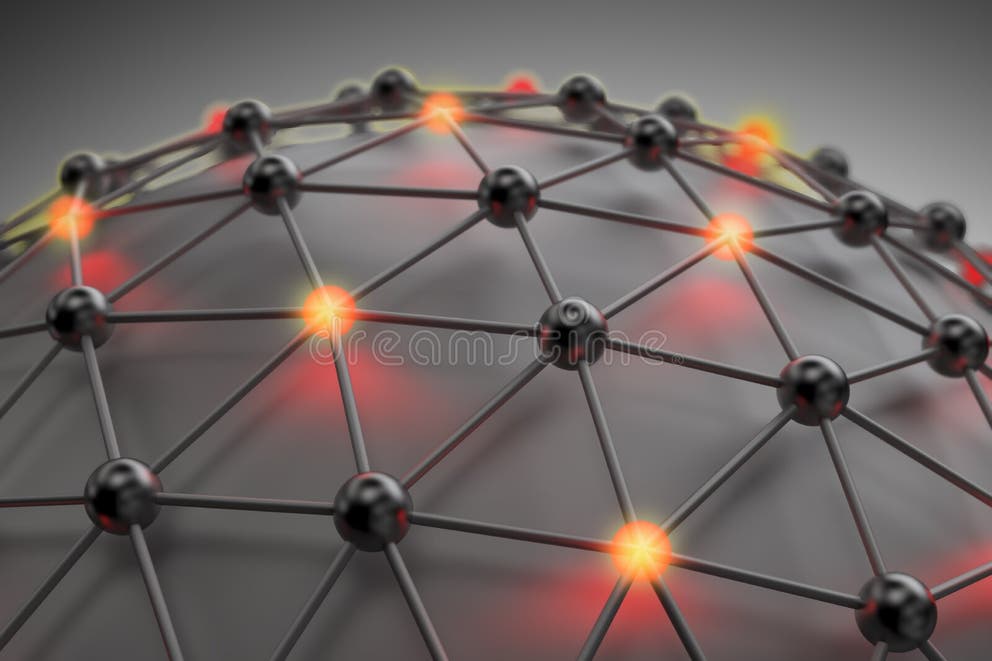 3D abstract network stock image. Image of globe, concept - 41058223