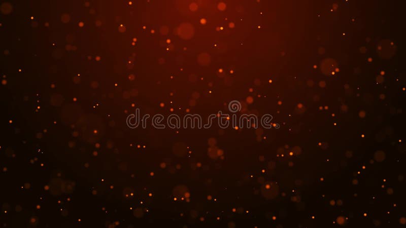 3d Abstract Orange Red Spark Particles on Red Gradient Background ...