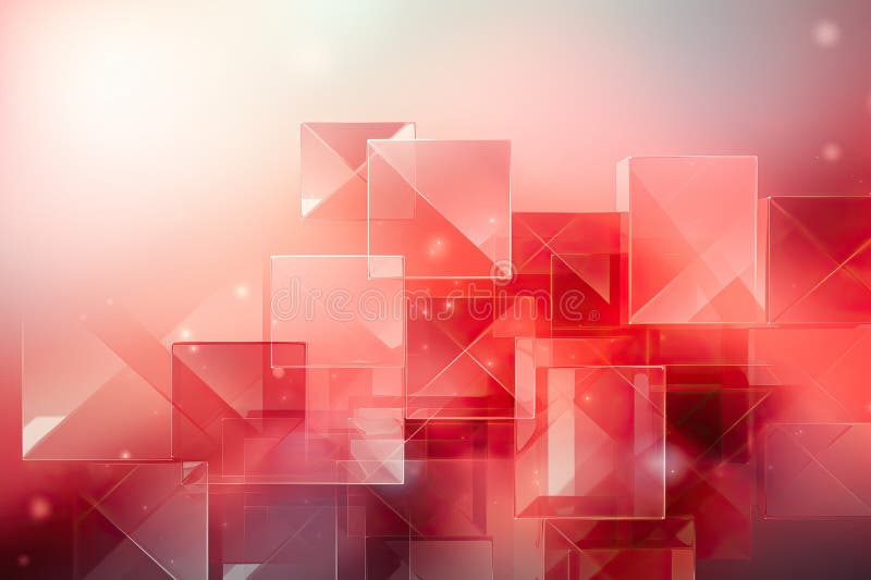 3d Abstract Pink Background with Pink Squares. Futuristic Modern ...