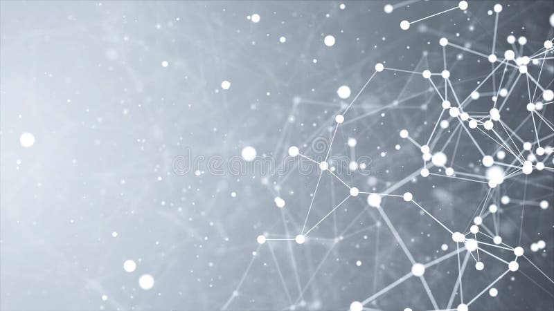 3d Abstract Plexus Shapes Connection and Web Concept Loop Background. Stock Video - Video of ...