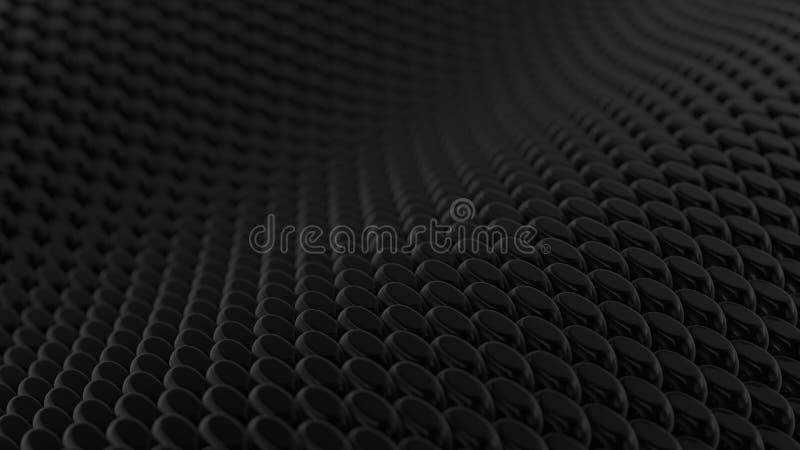 3D Abstract Premium Geometric Pattern. Metallic Black Scales Armour ...