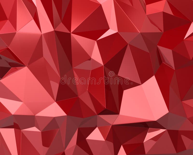 3d Abstract Red Triangle Texture Stock Illustration - Illustration of ...