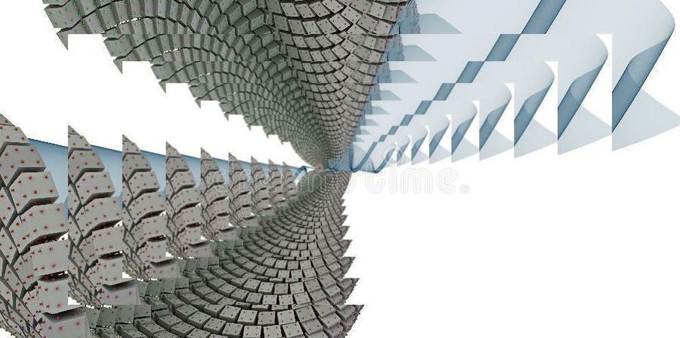 3D Abstract Render Multiplication-computer Generated Colorful Artwork ...