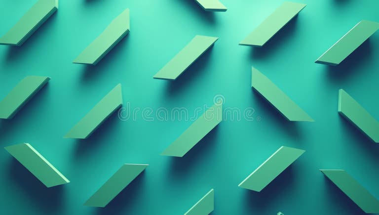 A 3D Abstract Rendering Featuring Geometric Shapes. a Contemporary ...