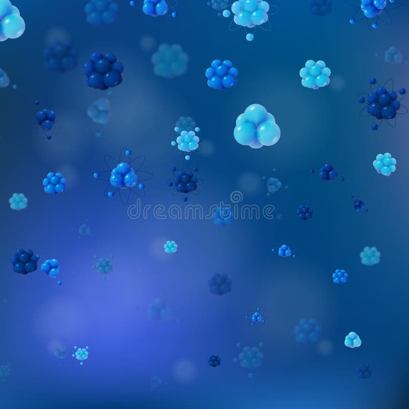 3d Abstract Scientific Background. Stock Vector - Illustration of ...