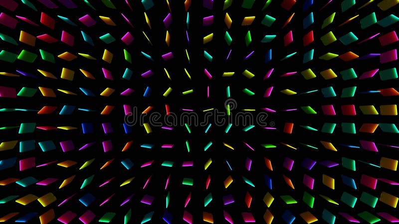 3d Abstract Simple Geometric Background with Multicolor Rectangles on ...