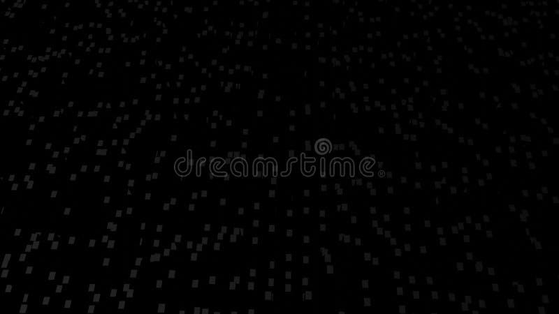 3d Abstract Simple Geometric Dark Background with Black Rectangles on ...