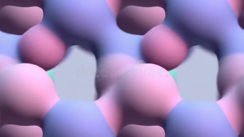 3D Abstract Soft Blobs Morphing in Pastel Colors Stock Video - Video of ...