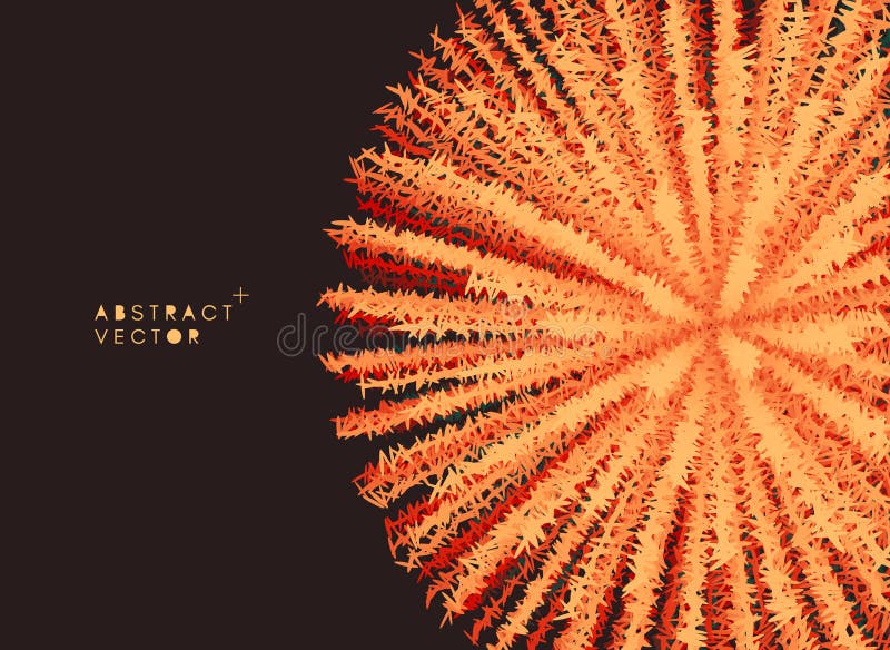 3d Abstract Sphere Array With Dynamic Particles Modern Science And Technology Element Stock