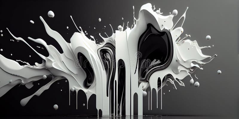 3D Abstract Splash, Background Design Stock Illustration - Illustration ...