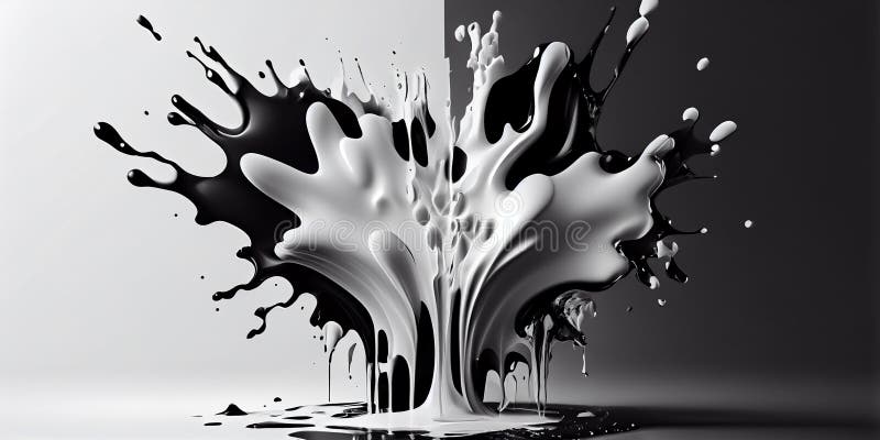 3D Abstract Splash, Background Design Stock Illustration - Illustration ...