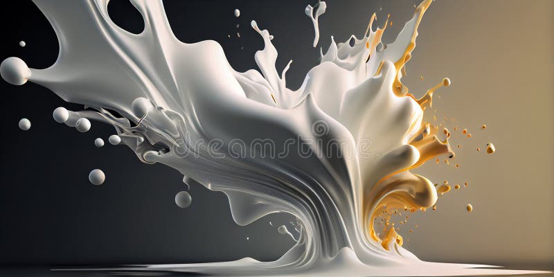 3D Abstract Splash, Background Design Stock Illustration - Illustration ...